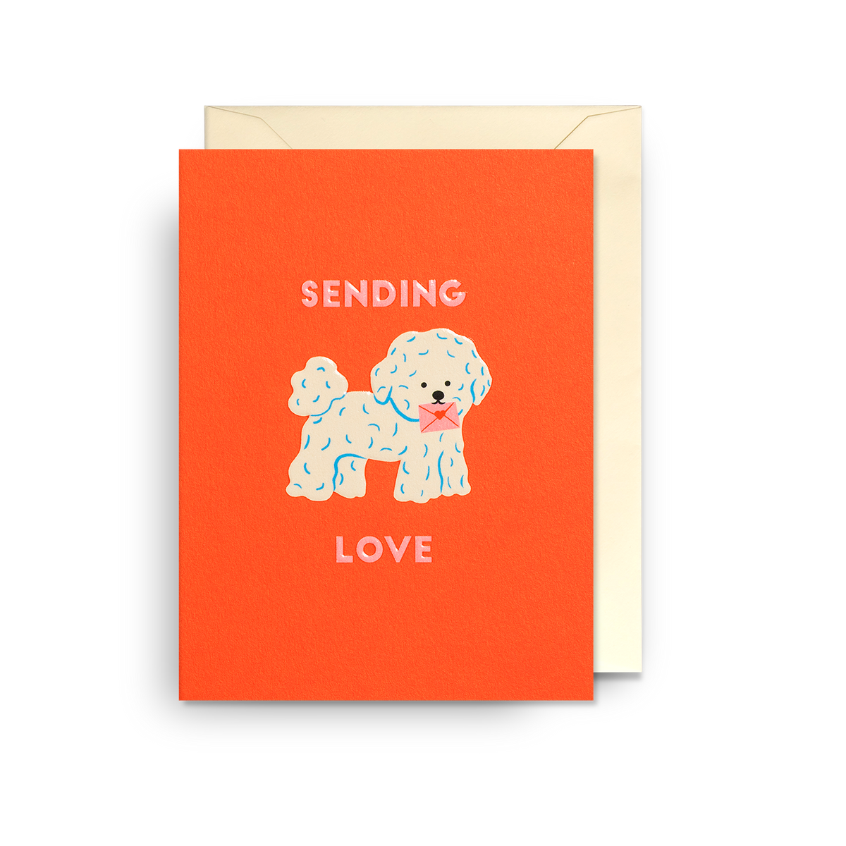 Puppy Sending Love Mini Card – Gift Crouch End