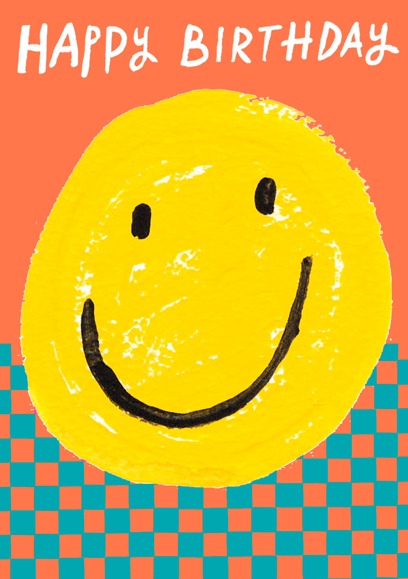 Smiley Face Birthday Card – Gift Crouch End