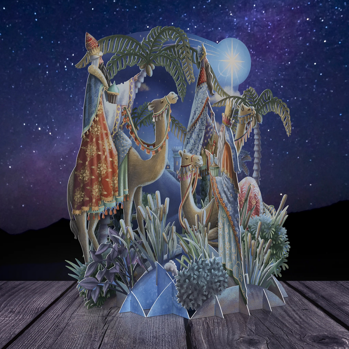 Three Kings 3D Pop-Up Christmas Card – Gift Crouch End
